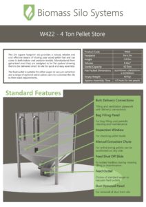 W422 Data Sheet – Biomass Silo Systems